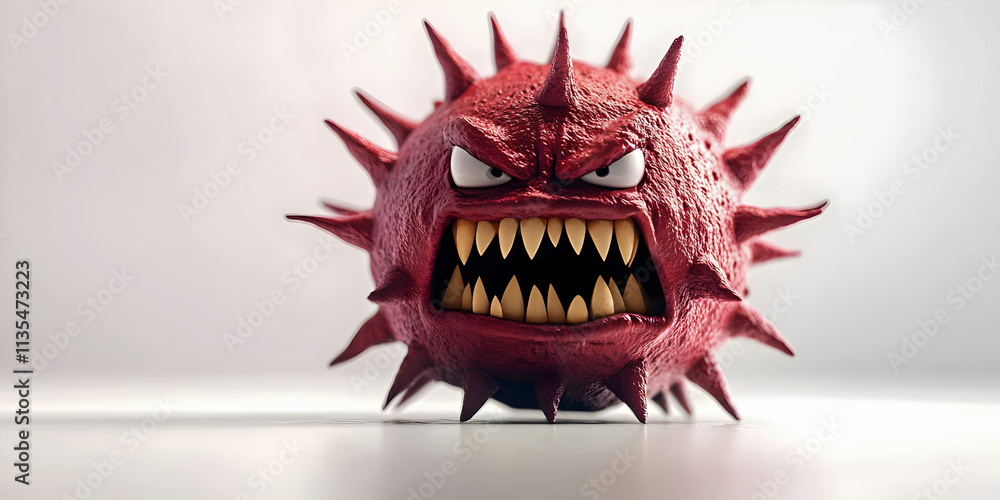 grumpy lurgie character, Germs Bacteria . Biology, Science microscopic ...