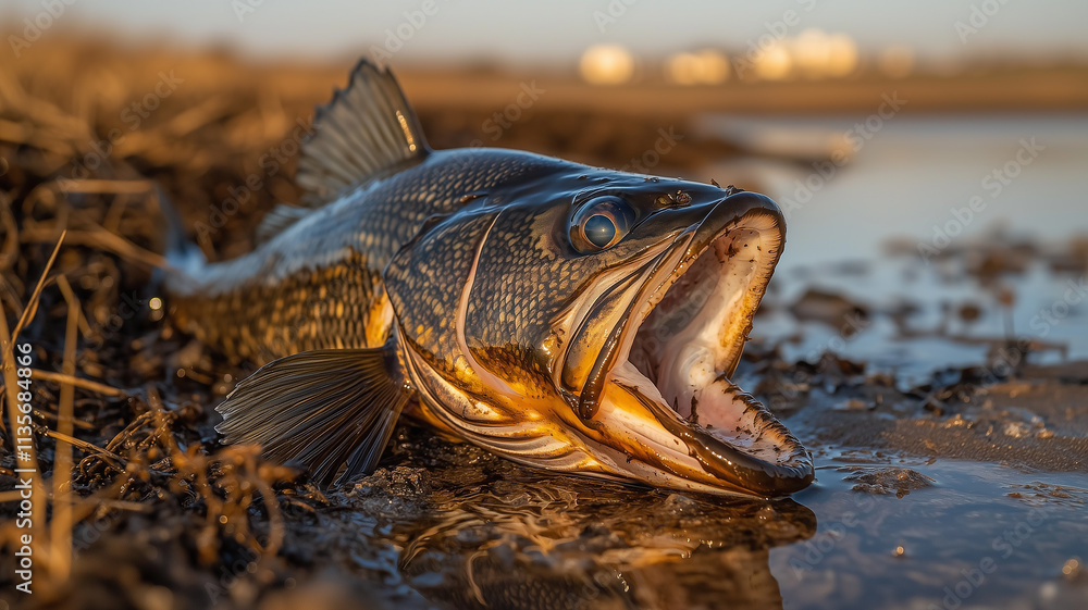 Oil spills damage marine life reducing biodiversity fish near an oil ...