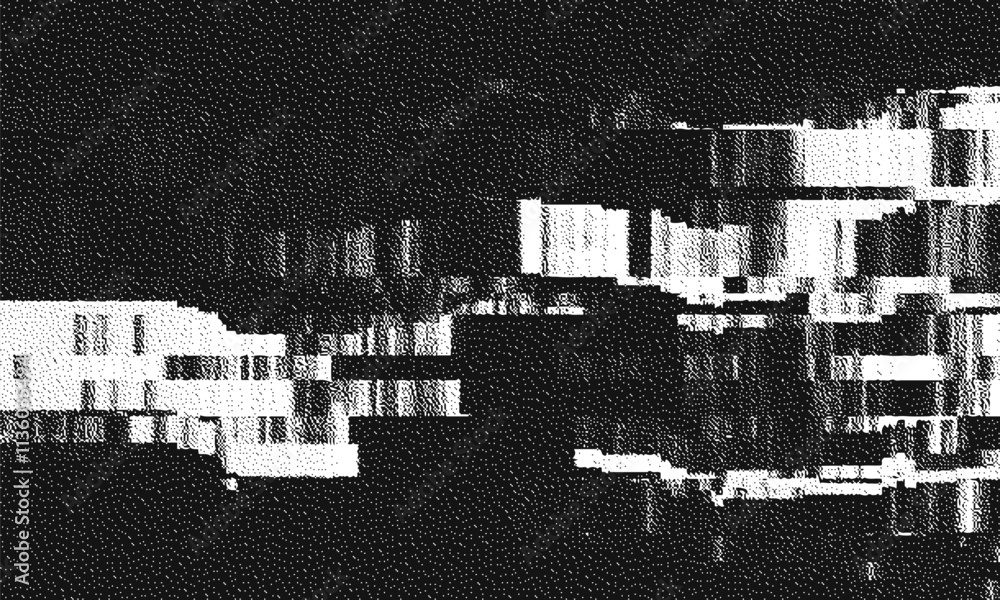 Glitch background. VHS grunge texture with noise effect and pixelation ...