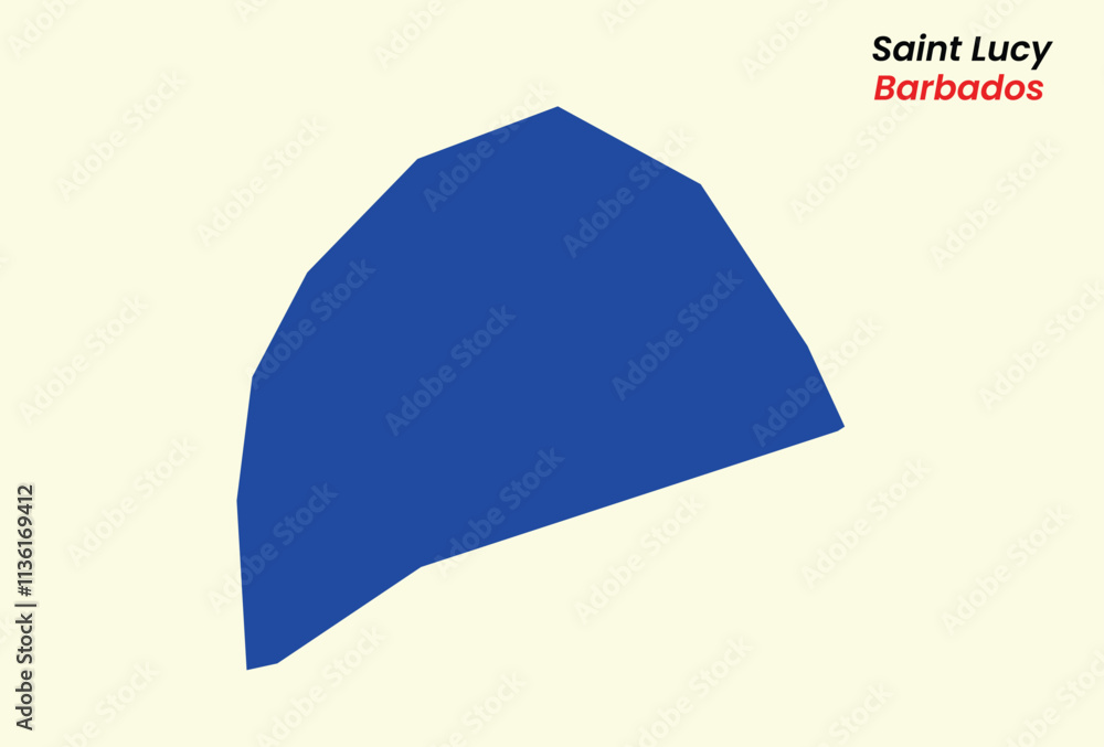 Map of Saint Lucy, Map of Saint Lucy with fill , Map of Barbados state ...