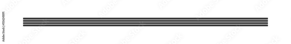 Straight line, stripe series from thin to thick, transparent background ...