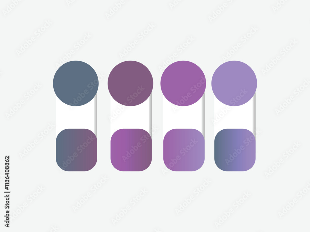 Purple Color palette with Gradient colour theme Samples color palette ...