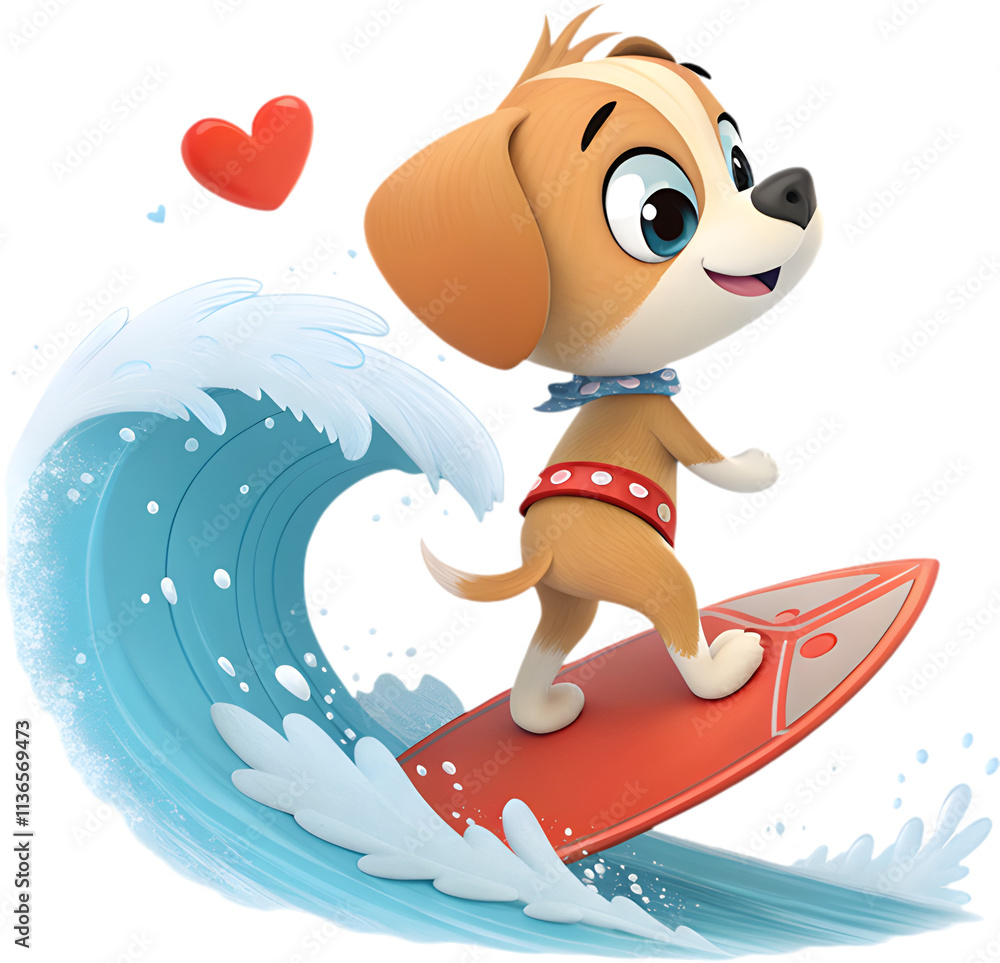 Adorable sending love puppy clipart expressing warmth, affection, and ...