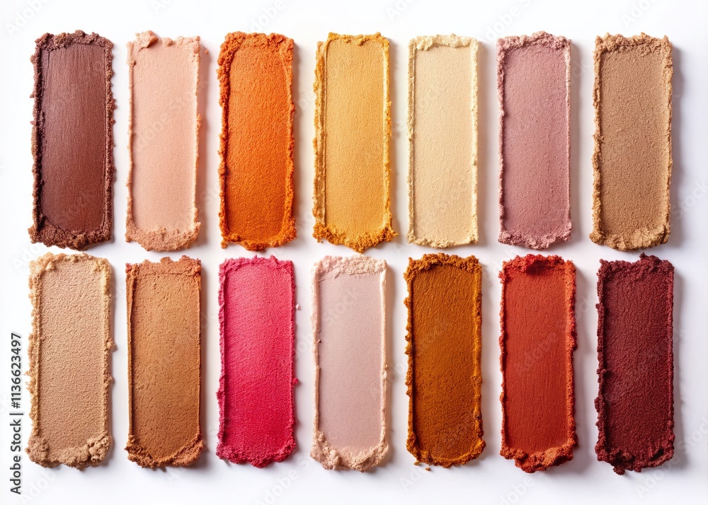 Skin Tone Swatches: Diverse Shades Color Palette Chart - Perfect for ...