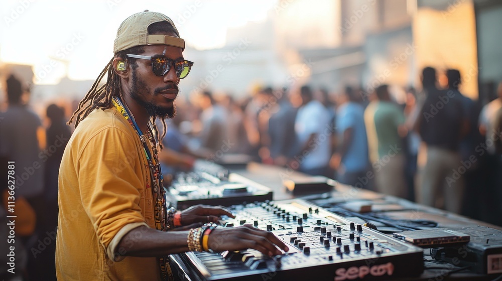 Underground Music Subcultures A crowd of reggae fans skanking to dub ...