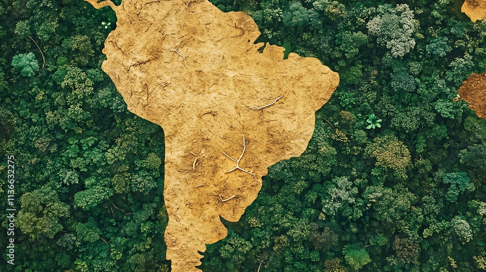 A global map showing the areas most affected by deforestation ...