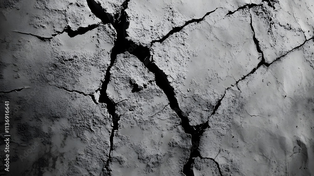 Wall cracks Clefts crack, cracked damaged surface, and fracture ...