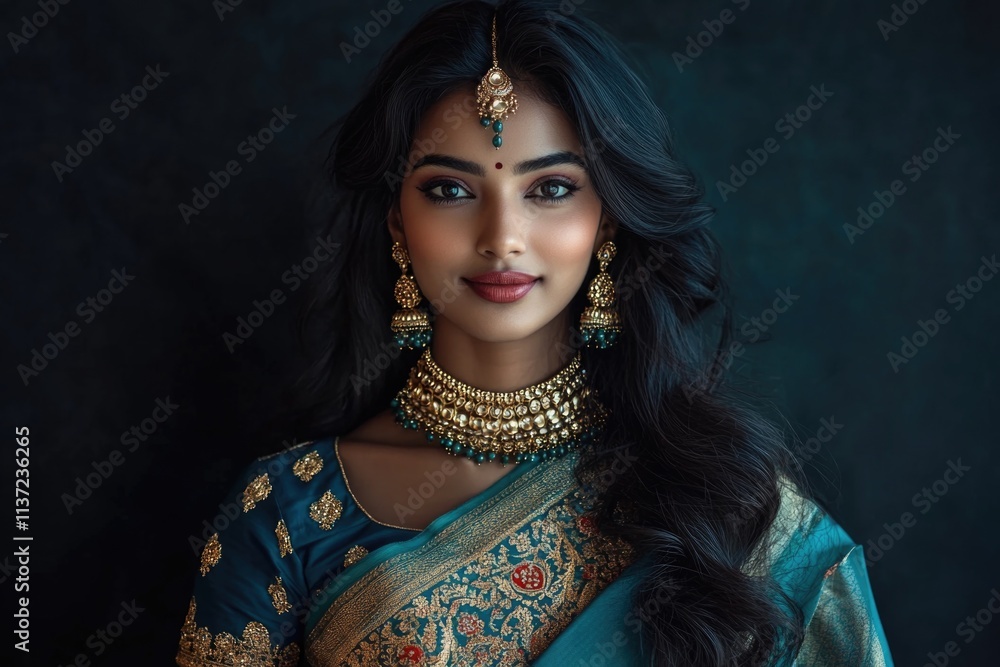 Indian beauty: graceful elegance, cultural richness, traditional attire ...