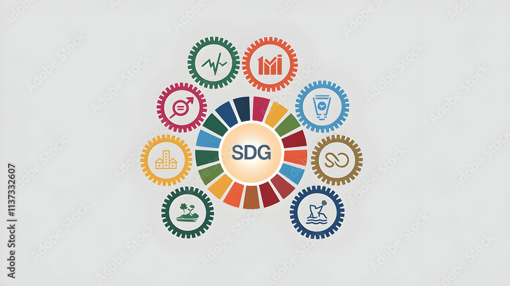 Sustainable Development Goals: A circular graphic representing the 17 Sustainable Development ...