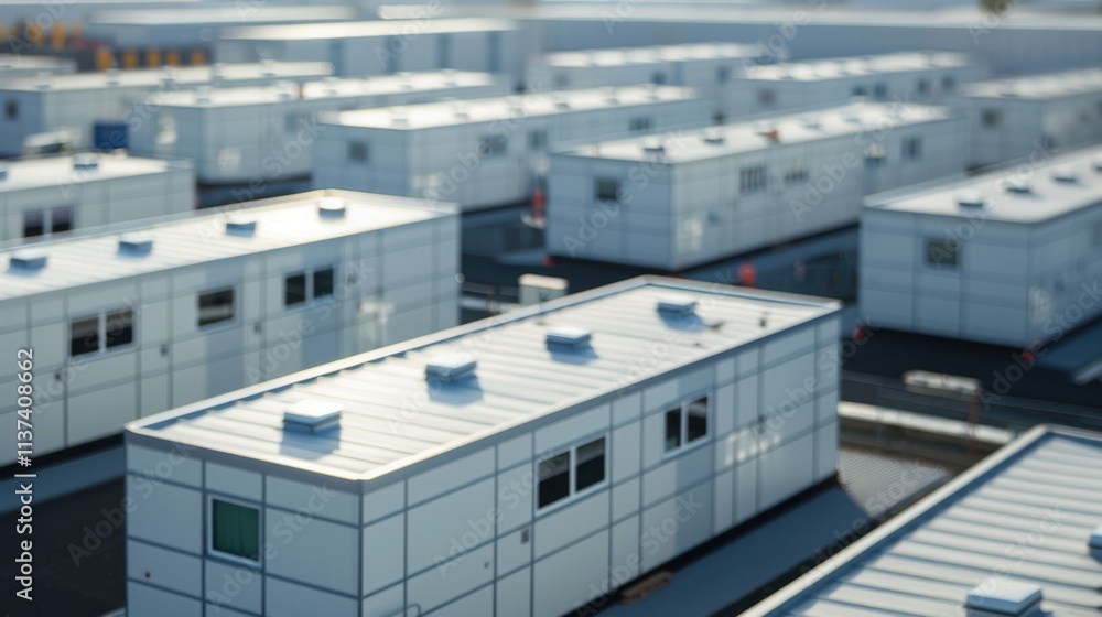 Prefab Housing Factory: Produces prebuilt housing components and ...