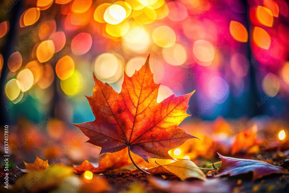 Autumn Zoom Backgrounds: Blurred Fall Leaves Bokeh Photography, HD Fall ...