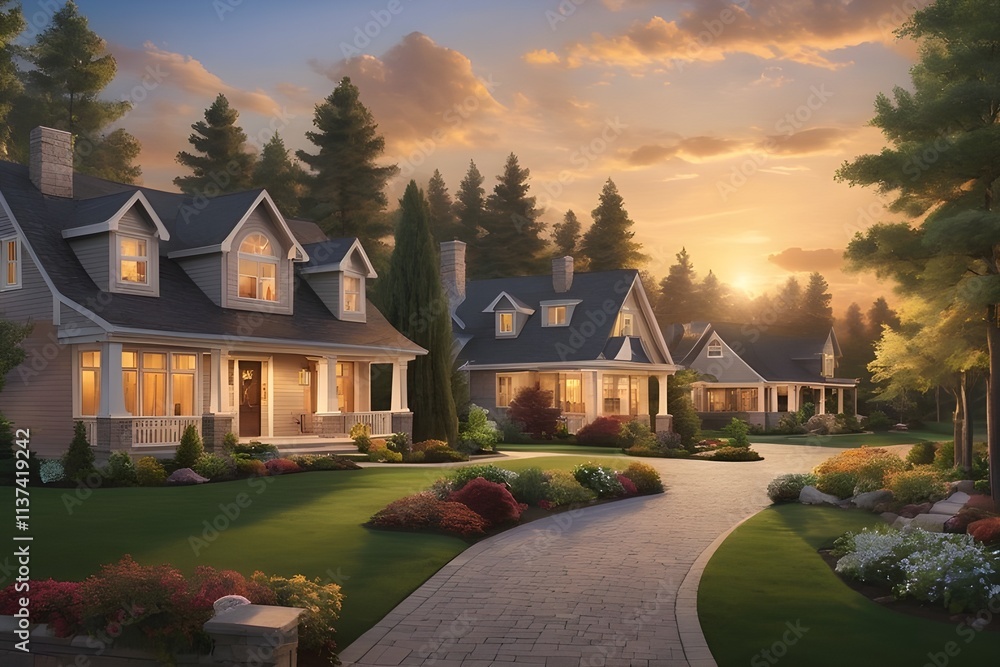 From cozy cottages to grand mansions, the houses in this North American ...