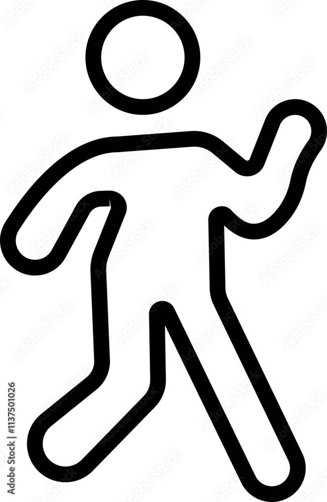 Dancing People Icon, Trendy Dances, Tango, Twerking, Breakdance, Happy ...