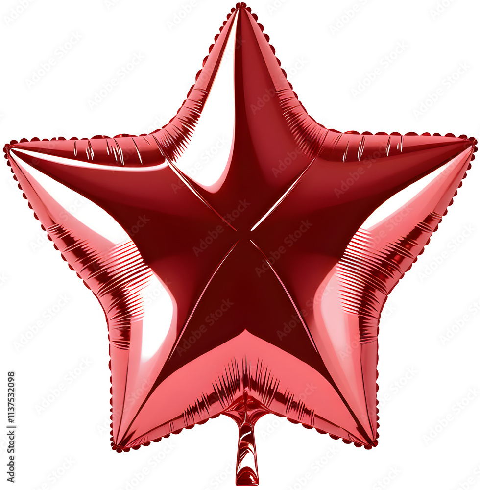 Generative AI, Special star shaped balloons for event, happy holidays ...