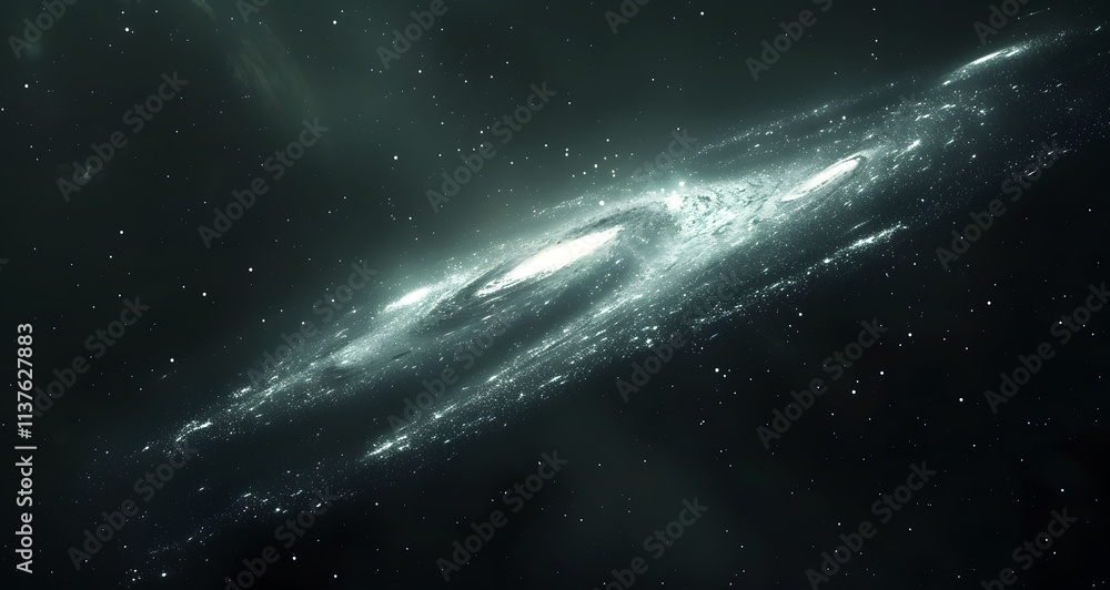 Marvel at the breathtaking merger of two galaxies in the vastness of ...