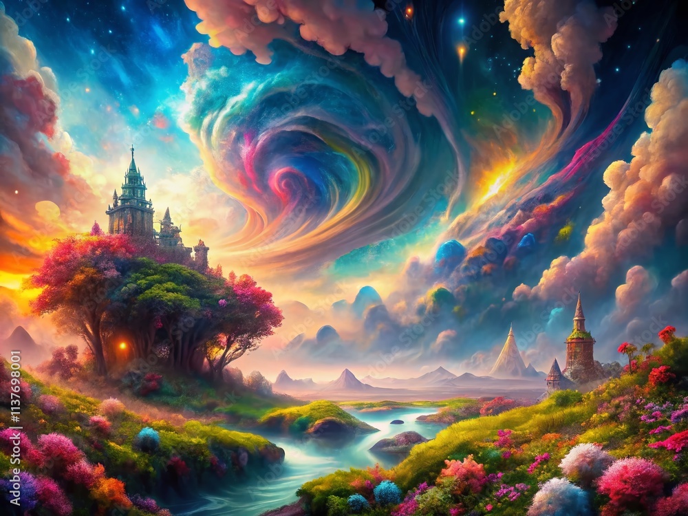 Surreal Fantasy Wallpapers: Abstract Dreamlike Backgrounds, Psychedelic ...