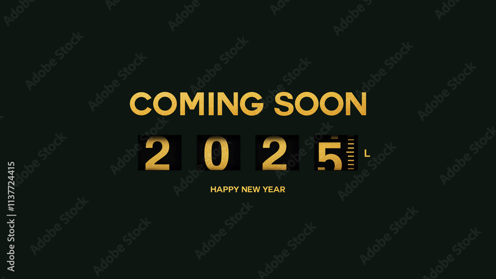 Coming soon 2025. Waiting For 2025 New Year. Gasoline meter 2025 ...