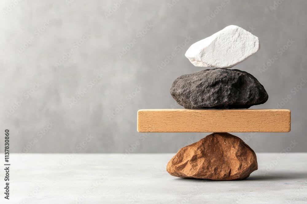 material science concept. A graphic showing the trade-offs between ...