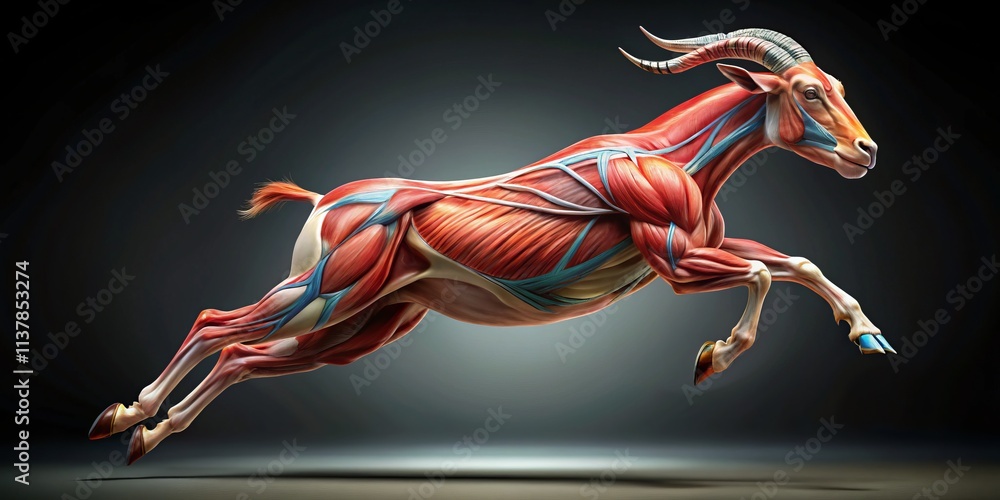 Goat Anatomy Diagram: Detailed of Skeletal, Muscular, and Internal ...