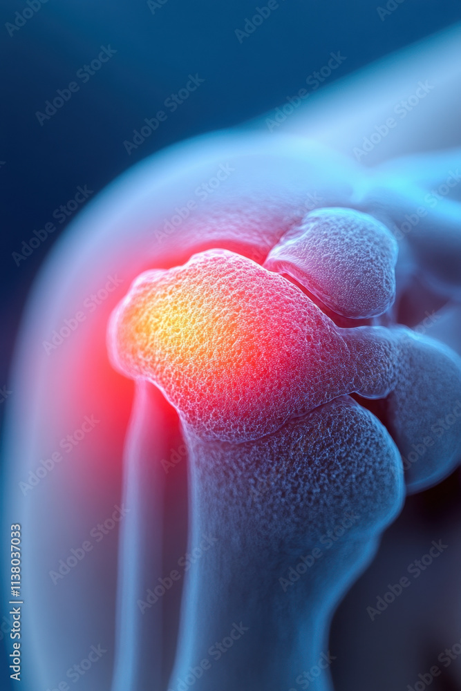 Understanding shoulder pain medical diagram of rotator cuff anatomy ...