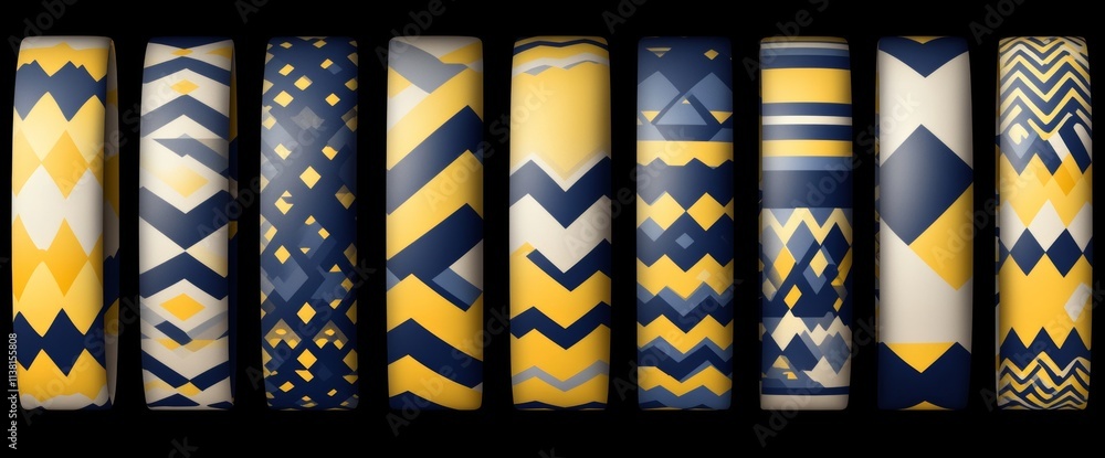 Mockups of bracelet tickets, isolated on a transparent background ...