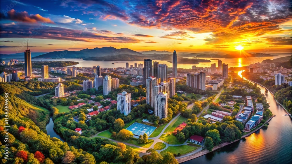 Stunning Aerial Virtual Backgrounds for Online Meetings: High ...