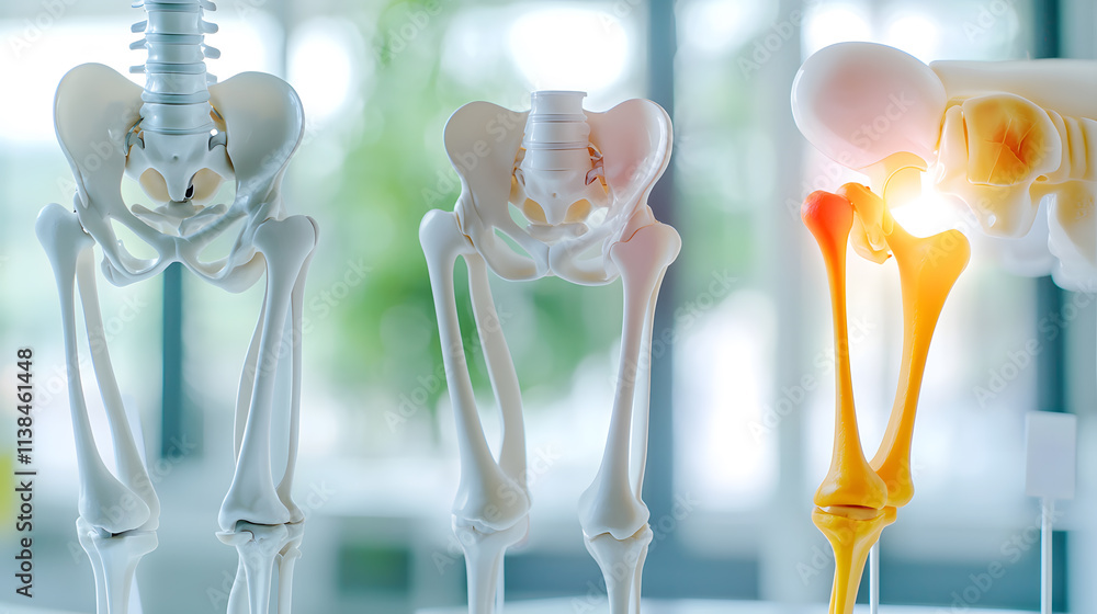 Exploring human anatomy detailed bone structure models medical lab ...