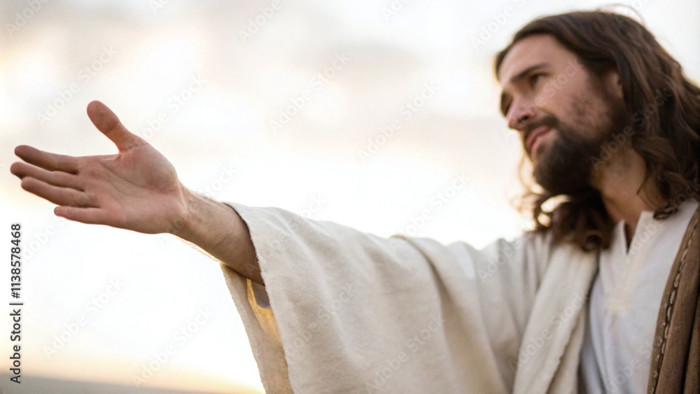 Jesus Christ, God the Savior, Reaching Out His Hand, Faith, Religion ...