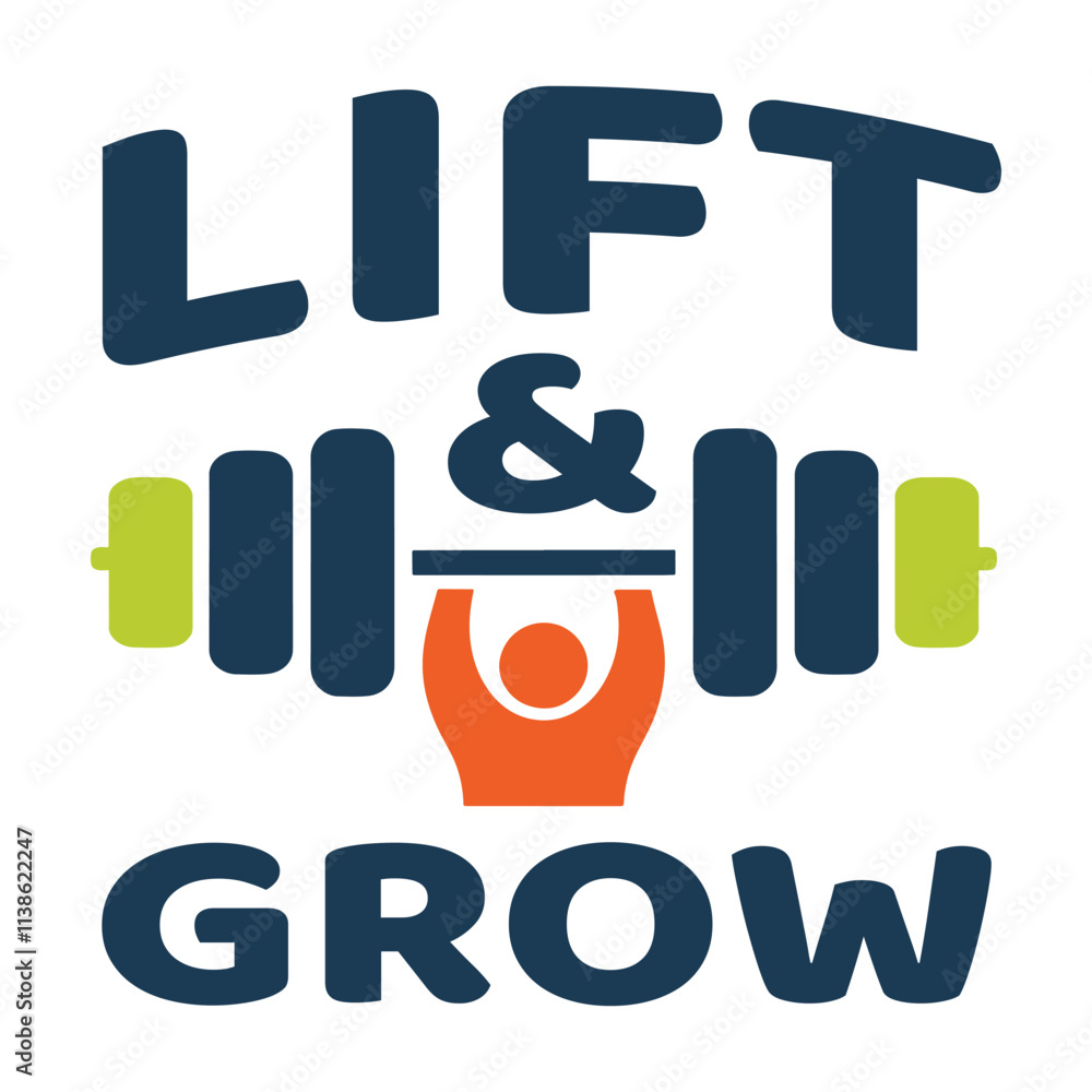 Modern abstract logo design featuring geometric barbell, person lifting ...