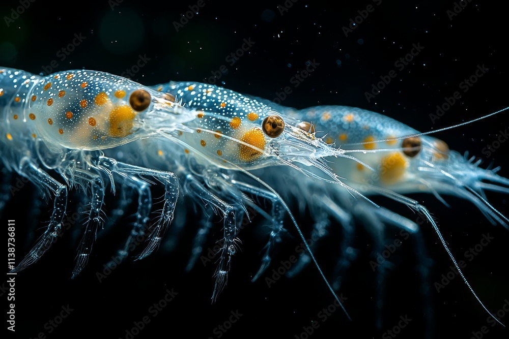Copepods, which are a type of zooplankton, are small crustaceans that ...
