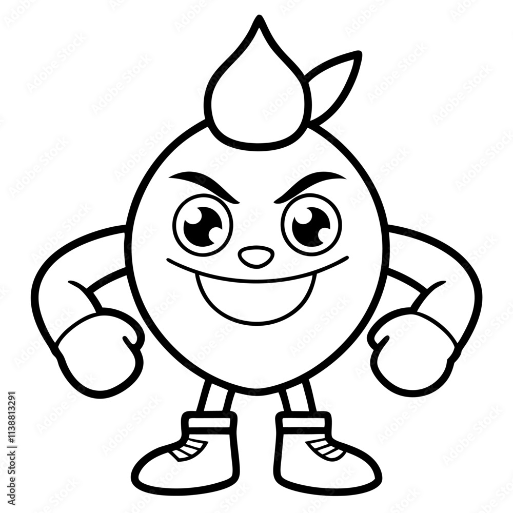 Lemon Mascot Logo Vector Illustrations: Coffee Cup, Gaming, Boxing ...