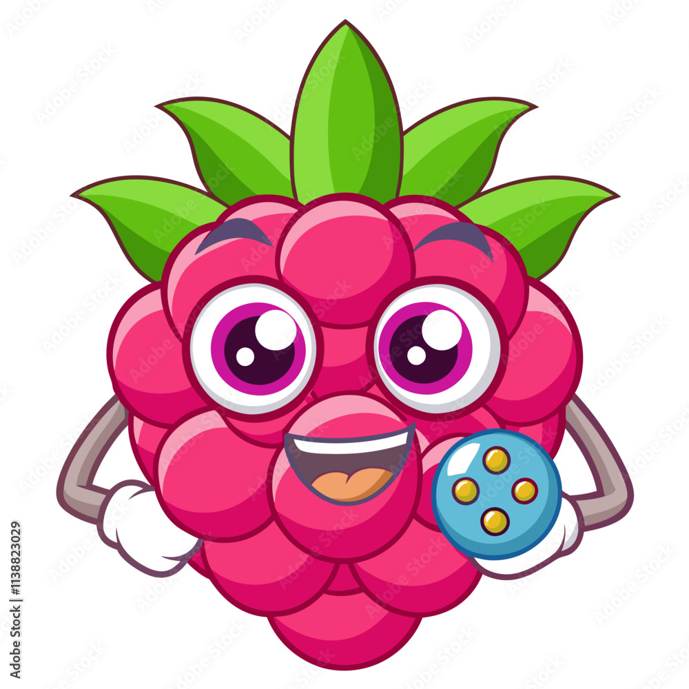 Raspberry Mascot Logo Vector: Coffee Cup, Angry, Gaming, Paint, Boxing ...