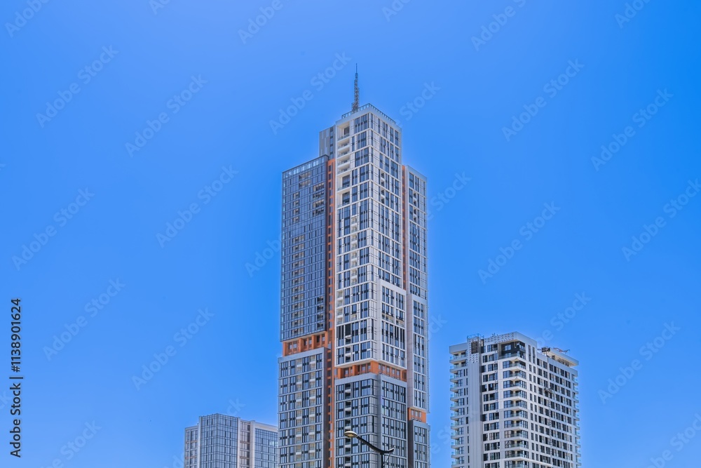 Tashkent, Uzbekistan - May 05, 2023: The building of the tallest ...
