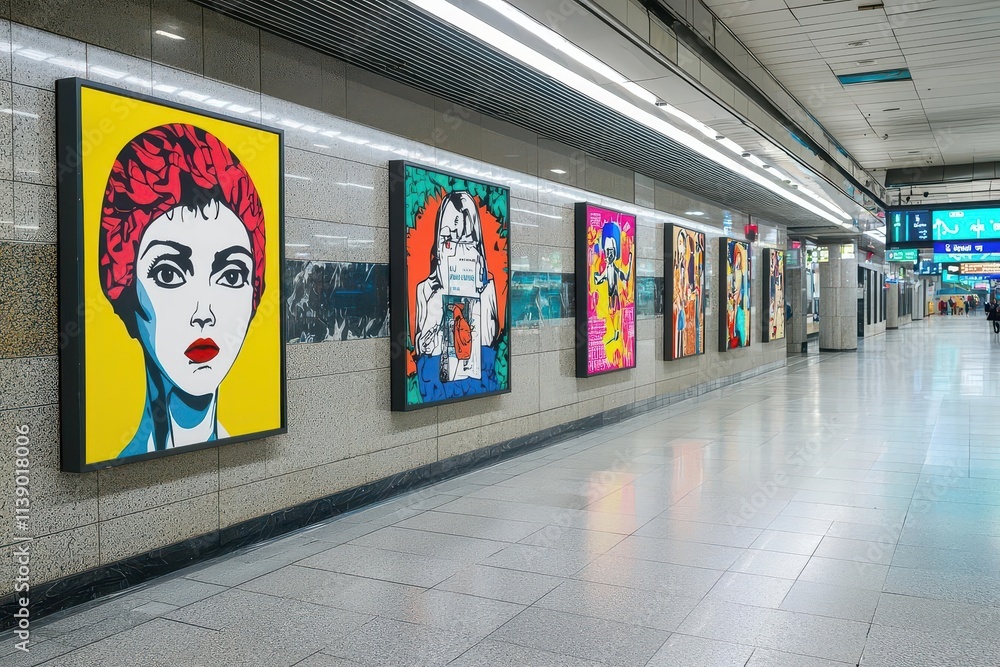 Trafficking Awareness Victims Concept, Posters in transit hubs ...