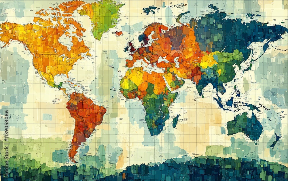 Interactive global map with realtime crowdsourced environmental data ...