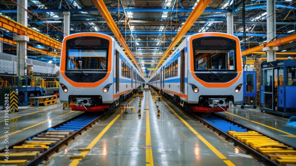 Railcar Manufacturing Plant: This plant specializes in building both ...