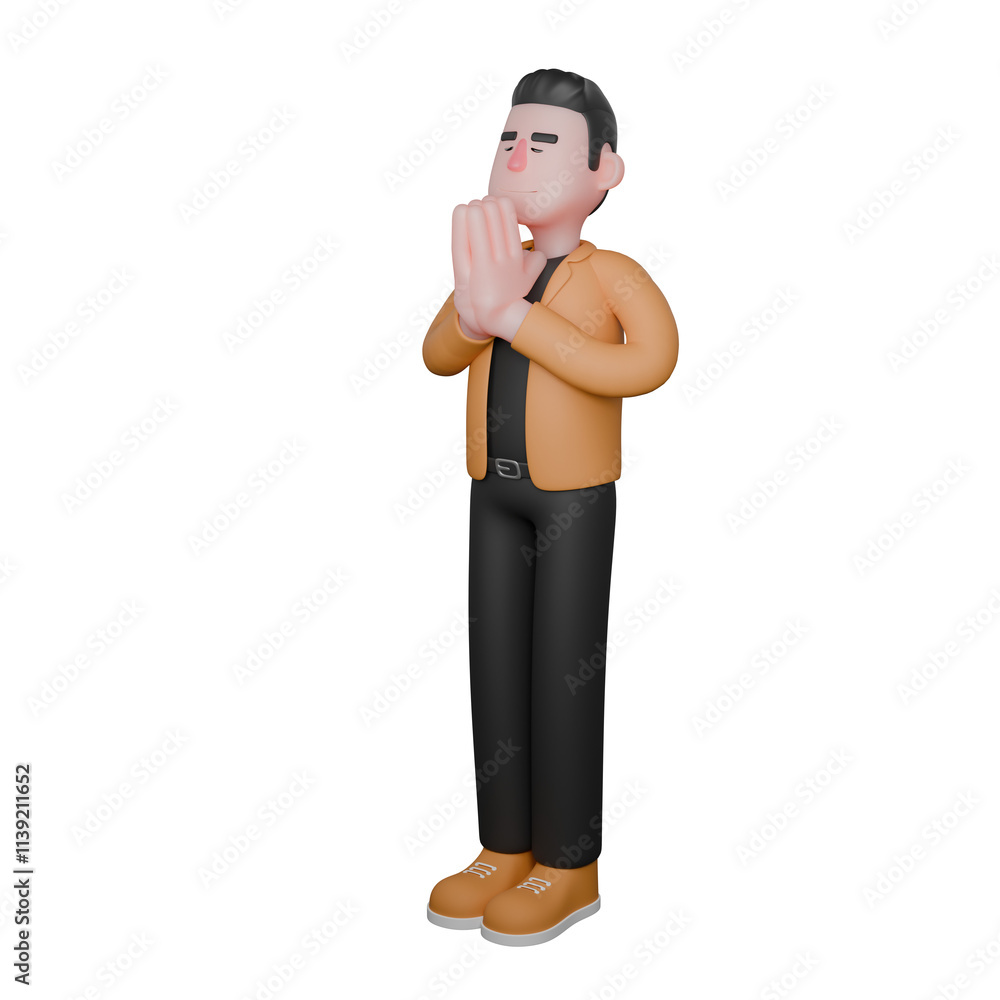Film Director Cartoon Professional Creative 3D Model. A male director ...