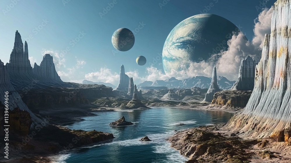 Ilustración de Stock Exploring the Unknown, The Search for ...