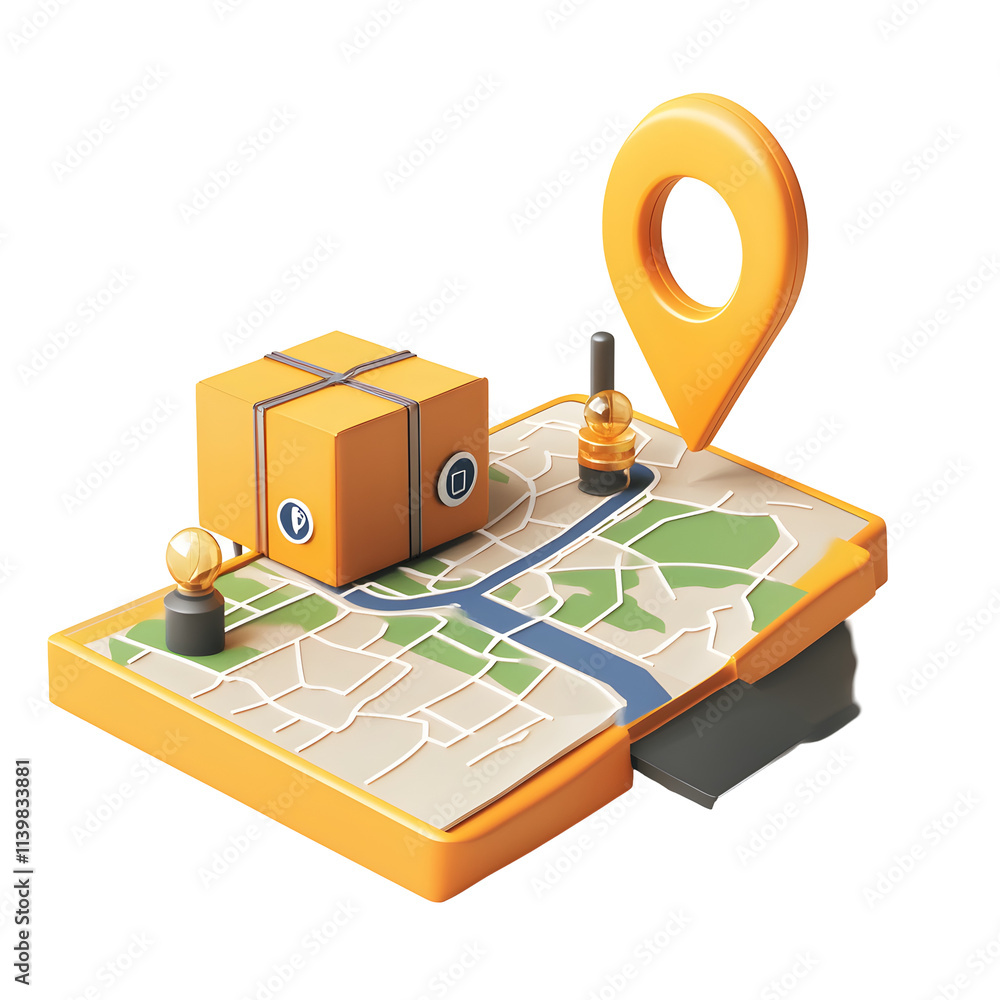 Realtime delivery map interface digital environment interactive content ...