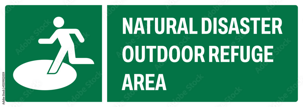 ISO emergency and first aid safety signs uppercase text_natural ...