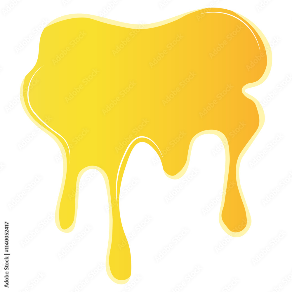 Cheese Splash with Colorful Cartoon Design. Vector Illustration Stock ...