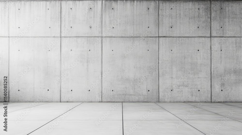 Urban concrete wall texture featuring clean lines and a minimalistic ...