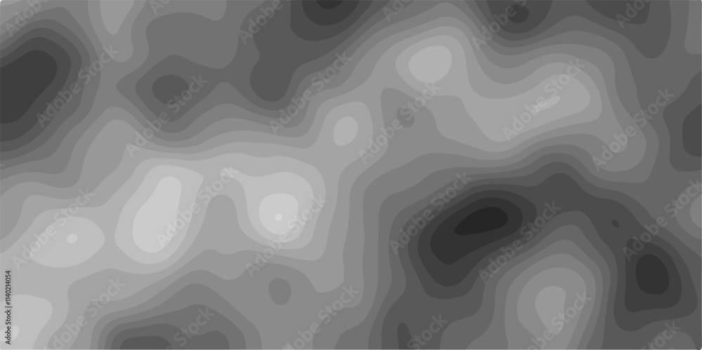 Abstract geography curve wave line & luxury topography contour map grid ...