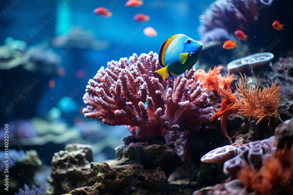 Coral reefs serve as vital ecosystems for fish, providing them with ...