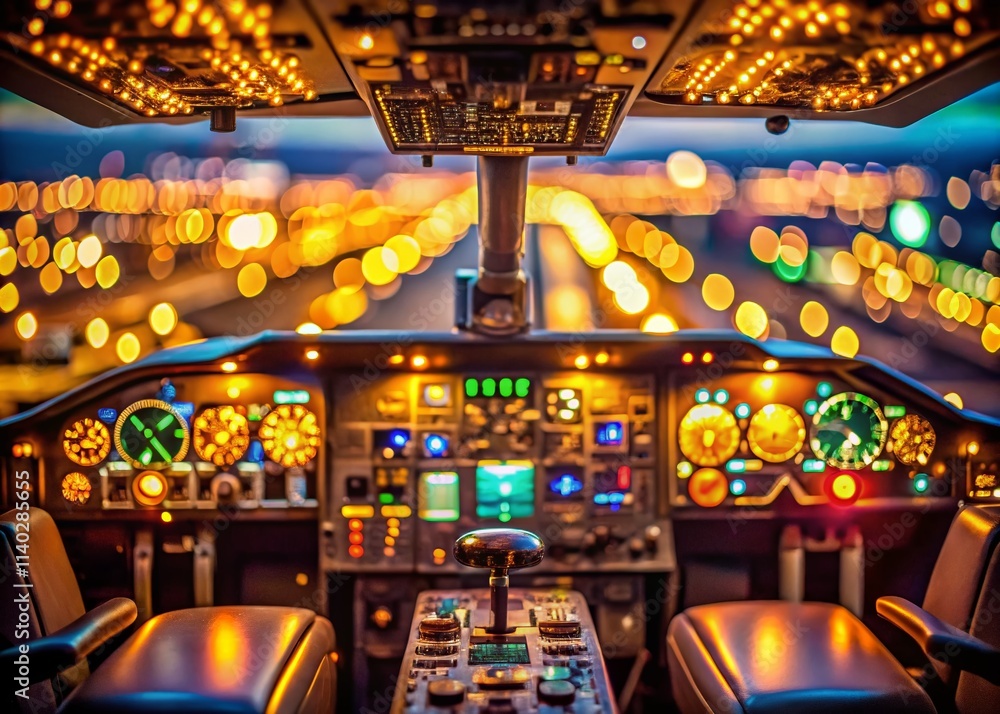 Bokeh Cockpit Photography: Stunning Airplane Interior Shots, Pilot ...