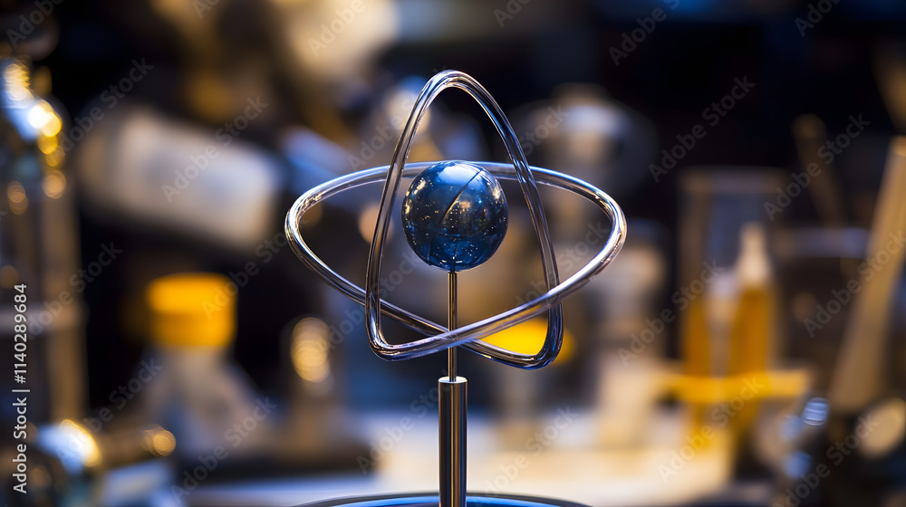 Atomic splitting diagram showing the process of nuclear fission, where ...