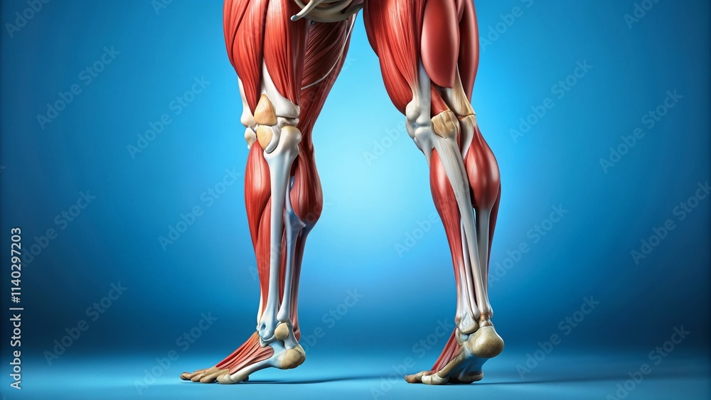 Ilustración de Stock Calf Muscle Anatomy, Leg Anatomy Diagram, Human ...