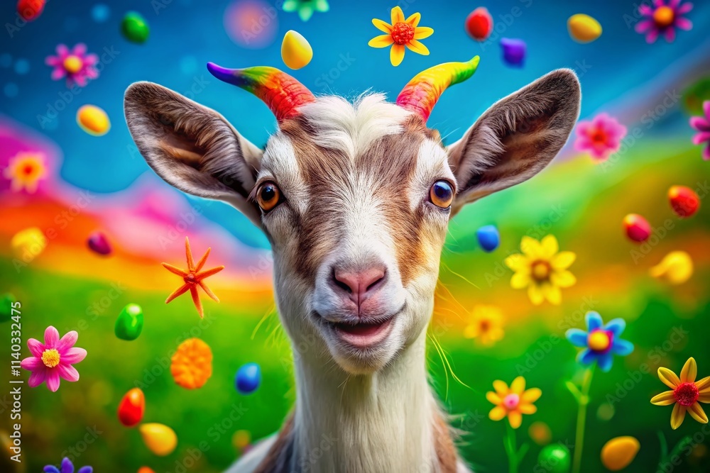 Cute Goat Clipart, Funny Goat Images, Adorable Goat Illustrations, Farm ...