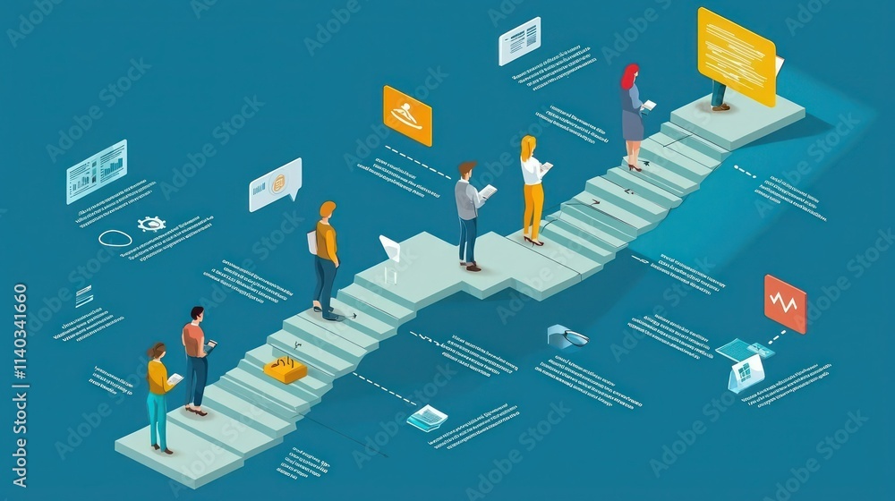 An infographic showing the steps of effective career counseling for ...