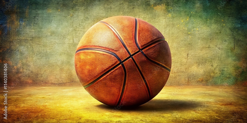 Easy Basketball Drawing Vintage Photo, Retro Basketball Sketch, Vintage ...